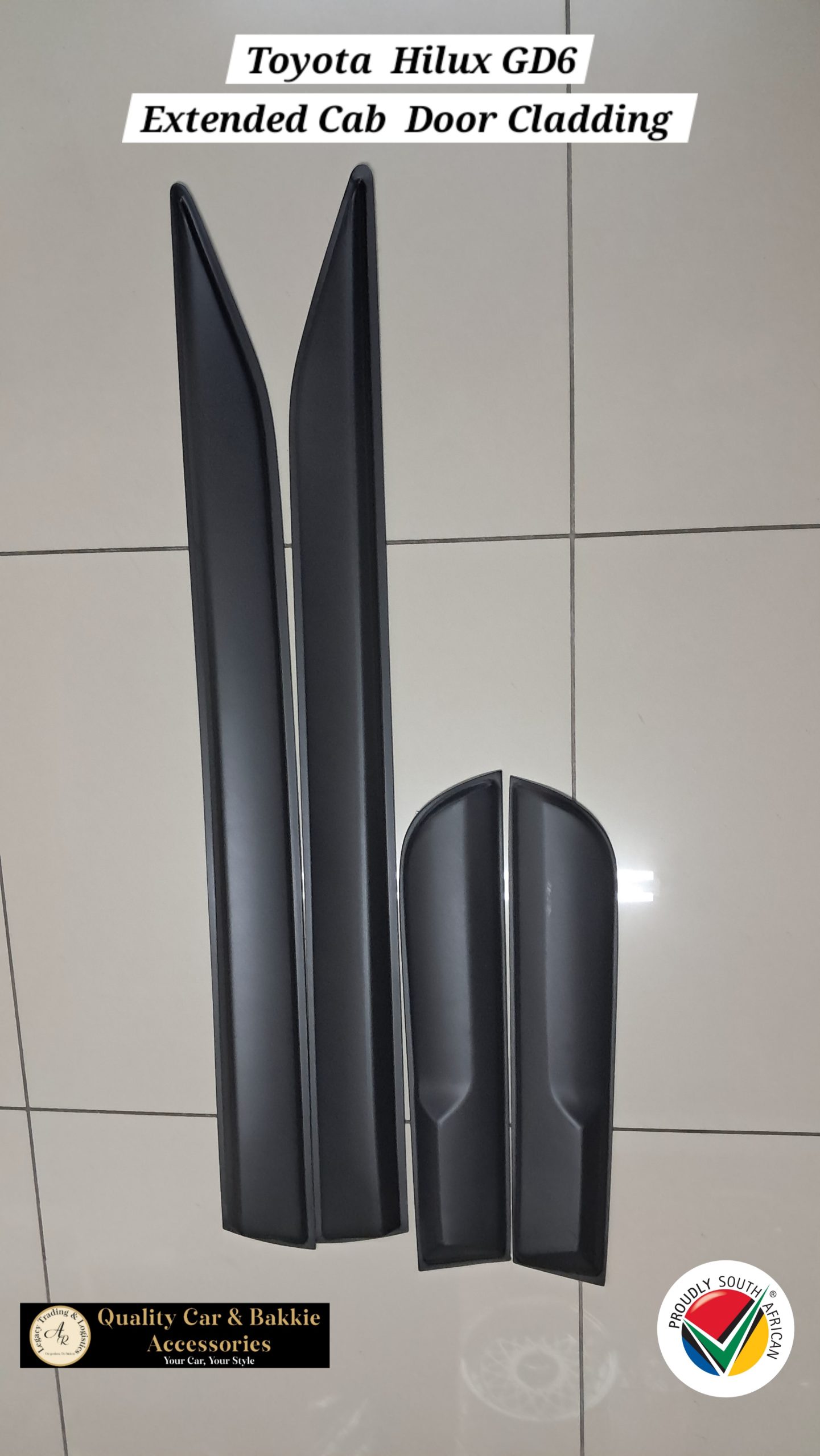 Toyota Hilux Extended/Club Cab GD6, 2016+ Body/Door Cladding - AR ...