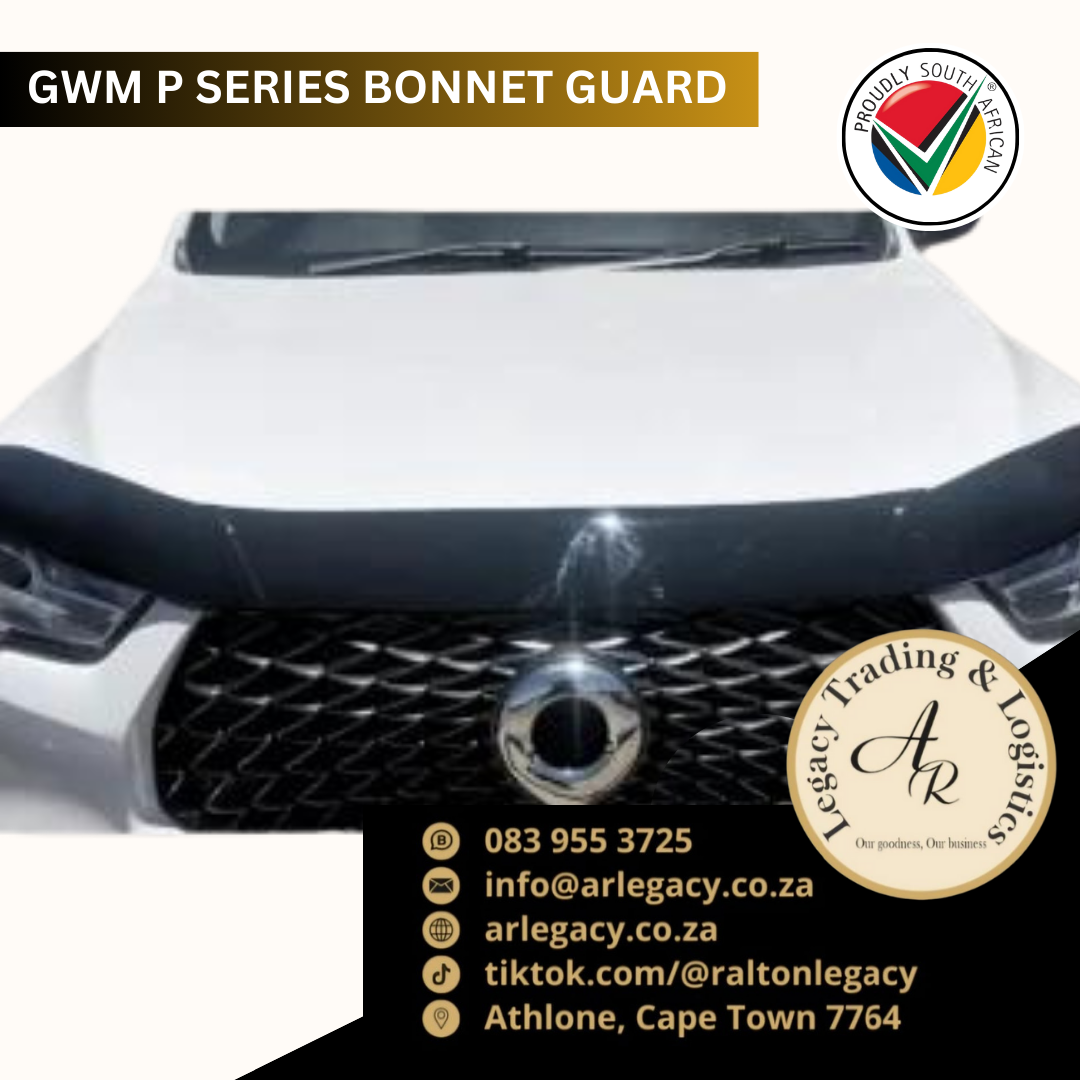 GWM P-Series Passenger Bonnet Guard/Protector 3-Piece - AR Legacy ...