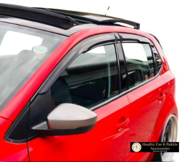 VW Polo 6 (2010-2017) Windshields/Rain Deflectors Gloss Black – AR ...