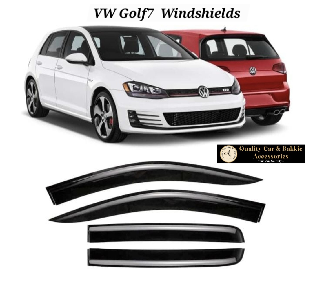 VW Golf7 Windshields/Rain Deflectors Gloss Black - AR Legacy Trading ...
